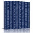 Abstract Geometric Striped Canvas Artwork Painting Art, Navy Blue ...