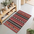 Abstract Geometric Style Rectangle Area Rug 2x3ft,Living Room Rug Non ...