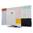 Abstract Geometric TV Cover for 50 Inch Screen,Stretch Fabric Dustproof ...