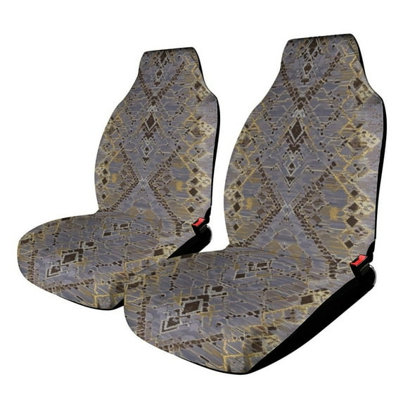 Abstract Geometric Textile Design Car Seat Covers Front Seats Universal ...