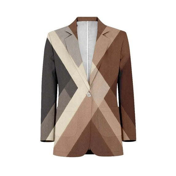 Abstract Geometric Textile Design Men's Suit Blazer Casual Party Wear ...