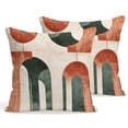 Abstract Geometric Throw Pillow Covers 20 x 20 Inch Pillow Covers Set ...