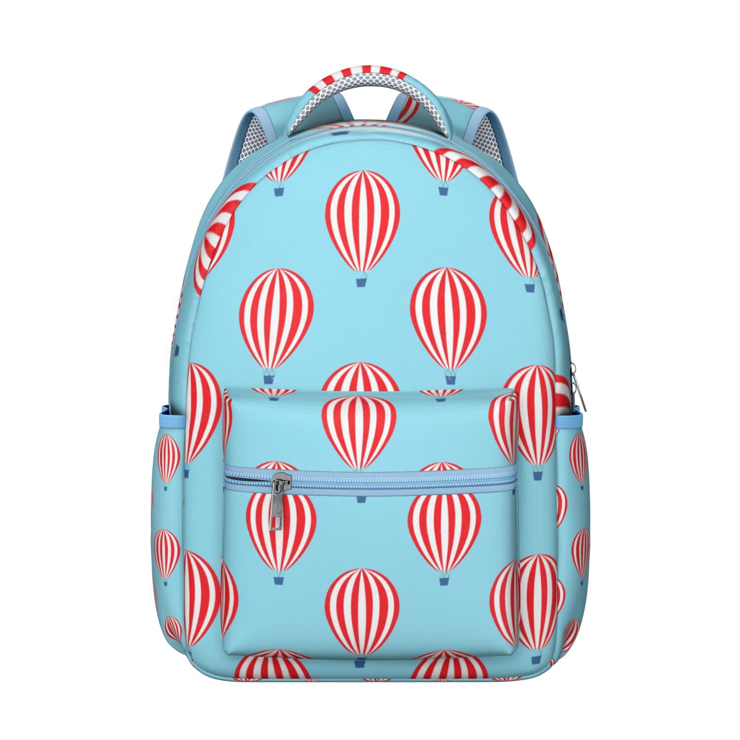 Abstract Geometric Waterproof School Backpack with Ergonomic Spinal ...