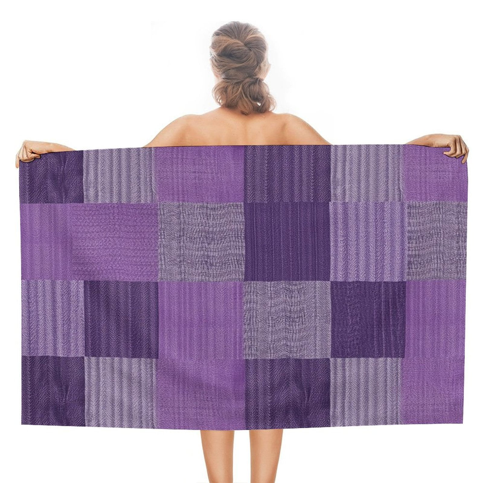 Abstract Geometrical Beach Towel Absorbent Bath Towel Big Quick-drying ...