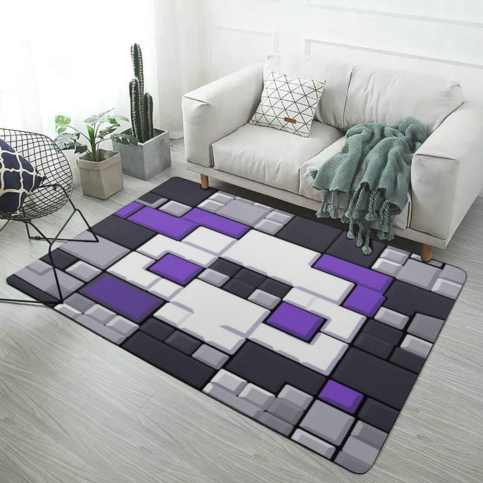 Abstract Geometrical Carpet for Living Room Luxury Home Rations Sofa ...