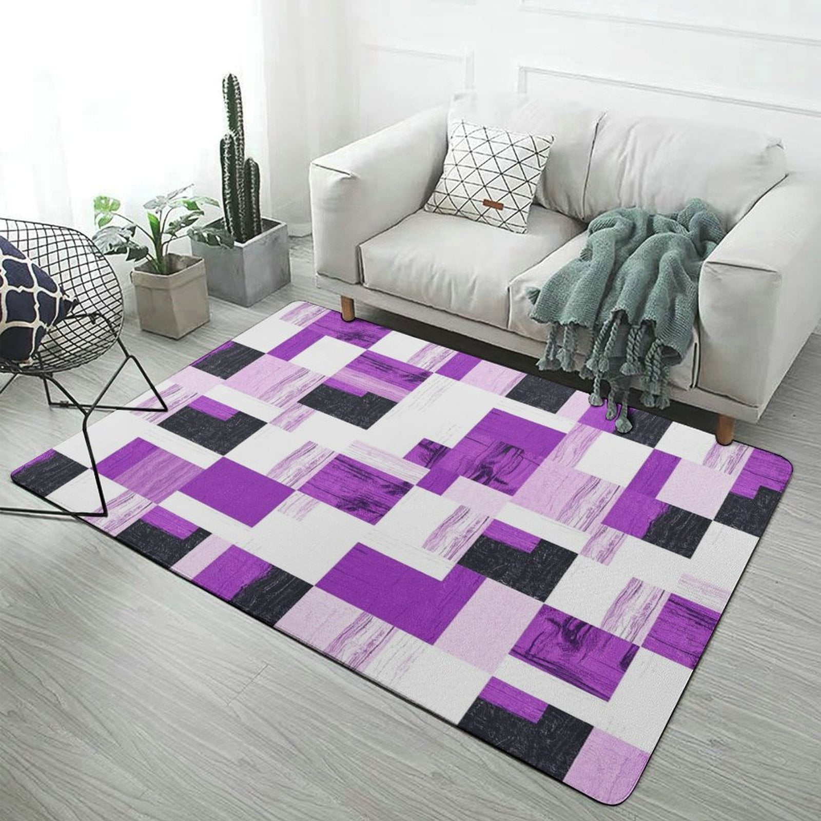 Abstract Geometrical European Living Room Carpets Rugs Luxury Bedroom ...