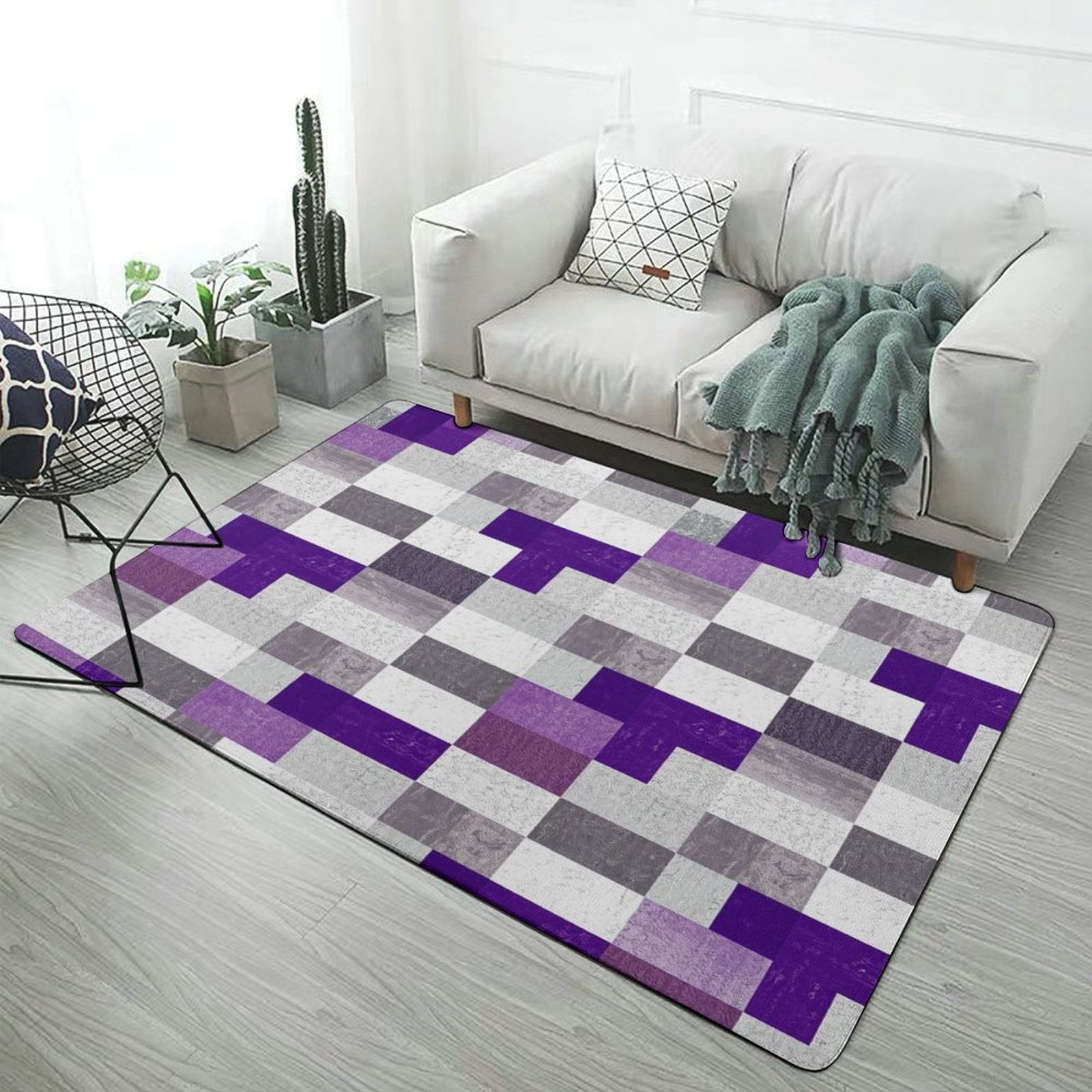 Abstract Geometrical European Living Room Carpets Rugs Luxury Bedroom ...