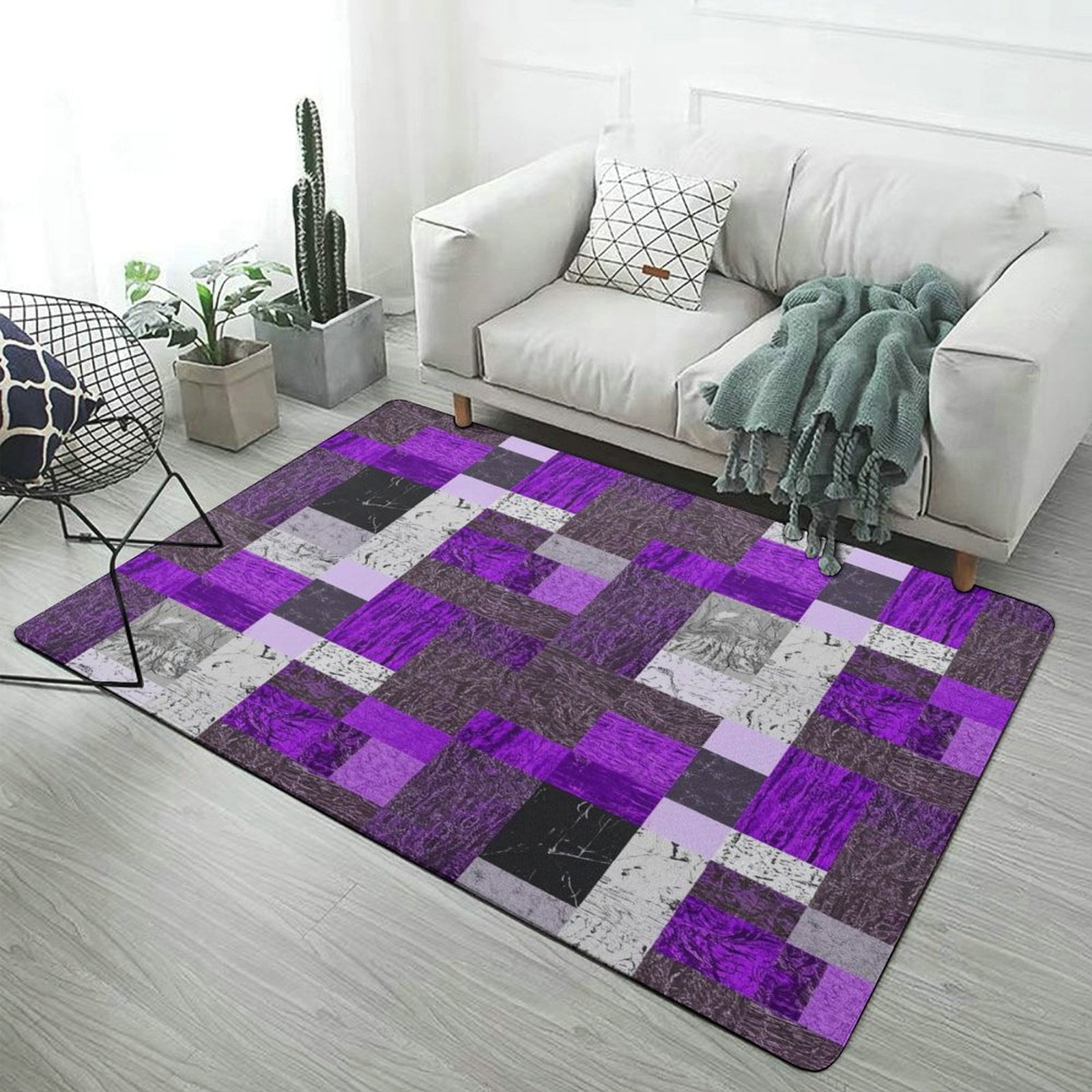 Abstract Geometrical European Living Room Carpets Rugs Luxury Bedroom ...