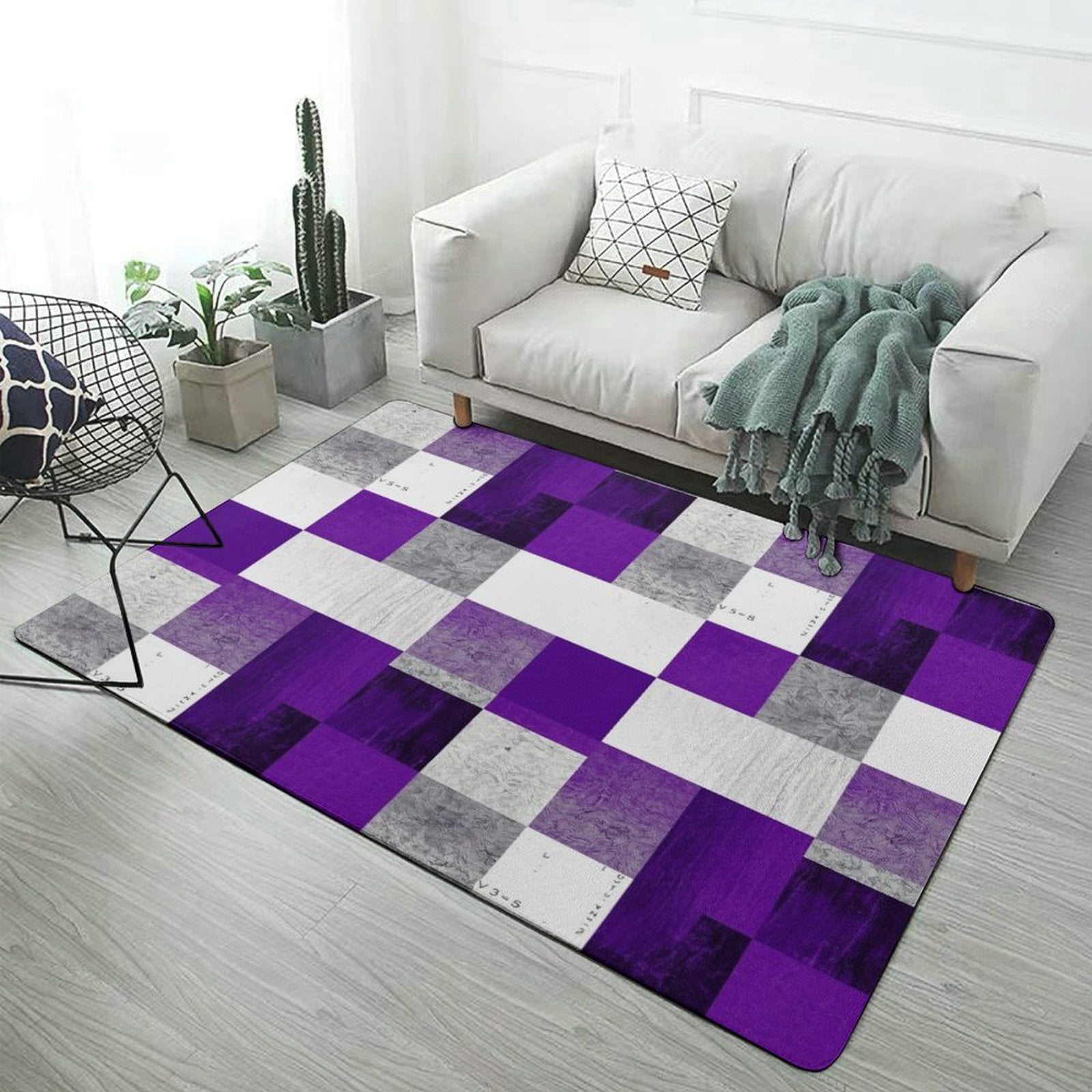 Abstract Geometrical European Living Room Carpets Rugs Luxury Bedroom ...