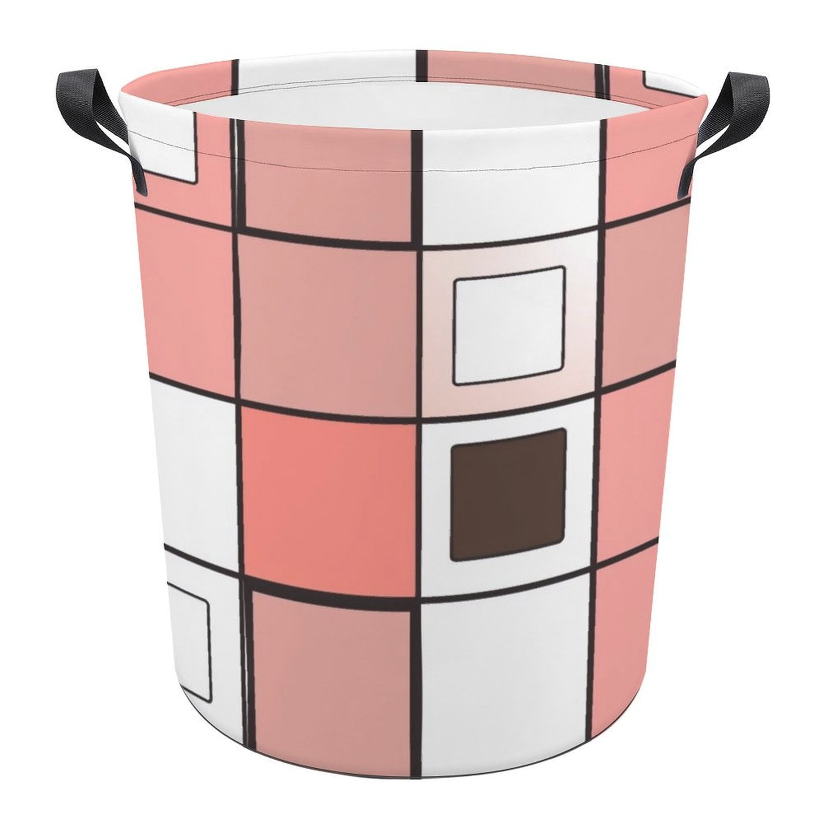 Abstract Geometrical Laundry Basket Collapsible Animated Clothes Hamper ...
