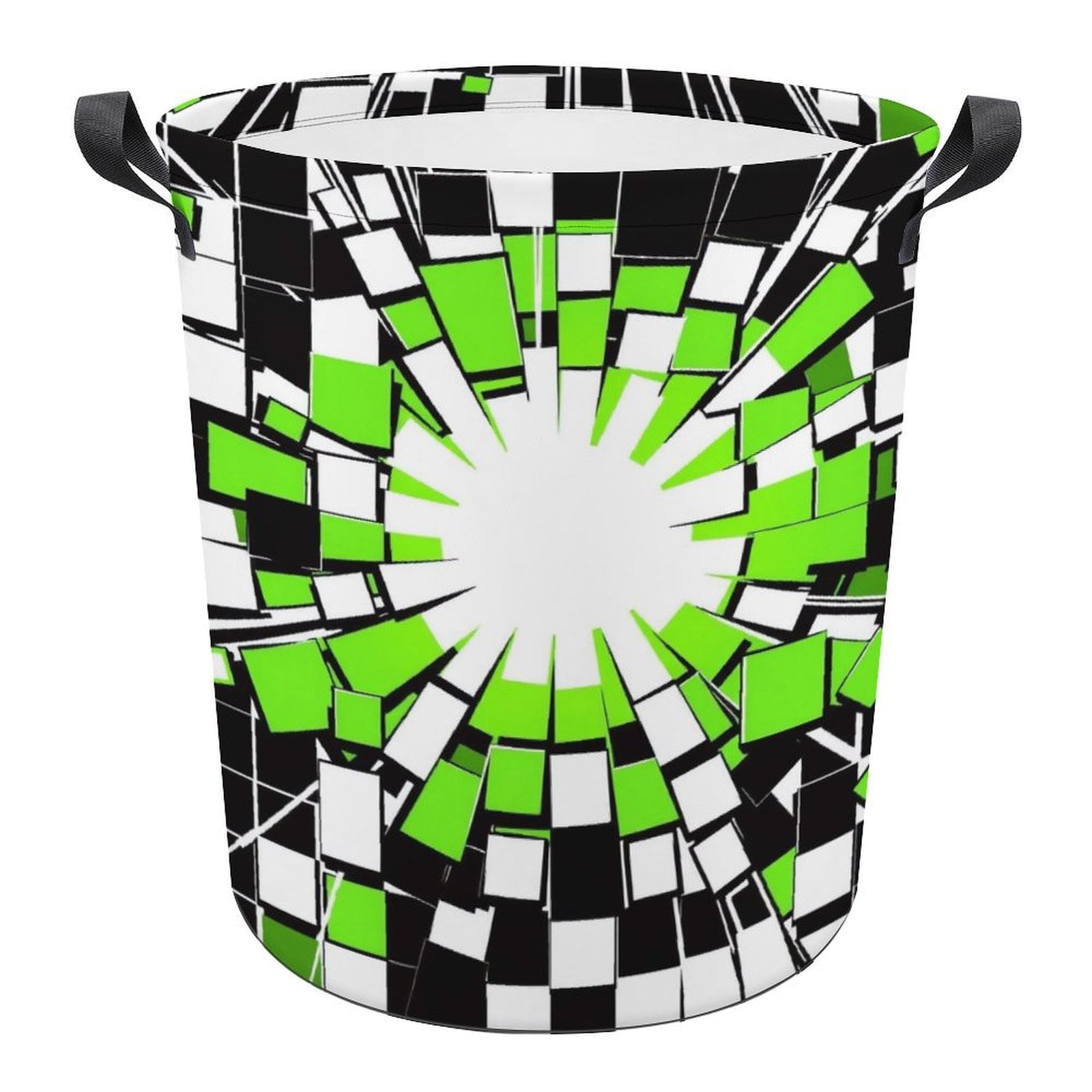 Abstract Geometrical Laundry Basket Collapsible Animated Clothes Hamper ...