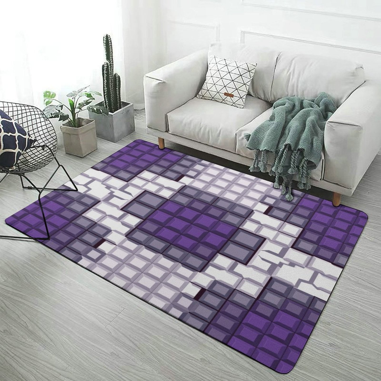 Abstract Geometrical Modern Simplicity Carpets Living Room Sofas Coffee ...