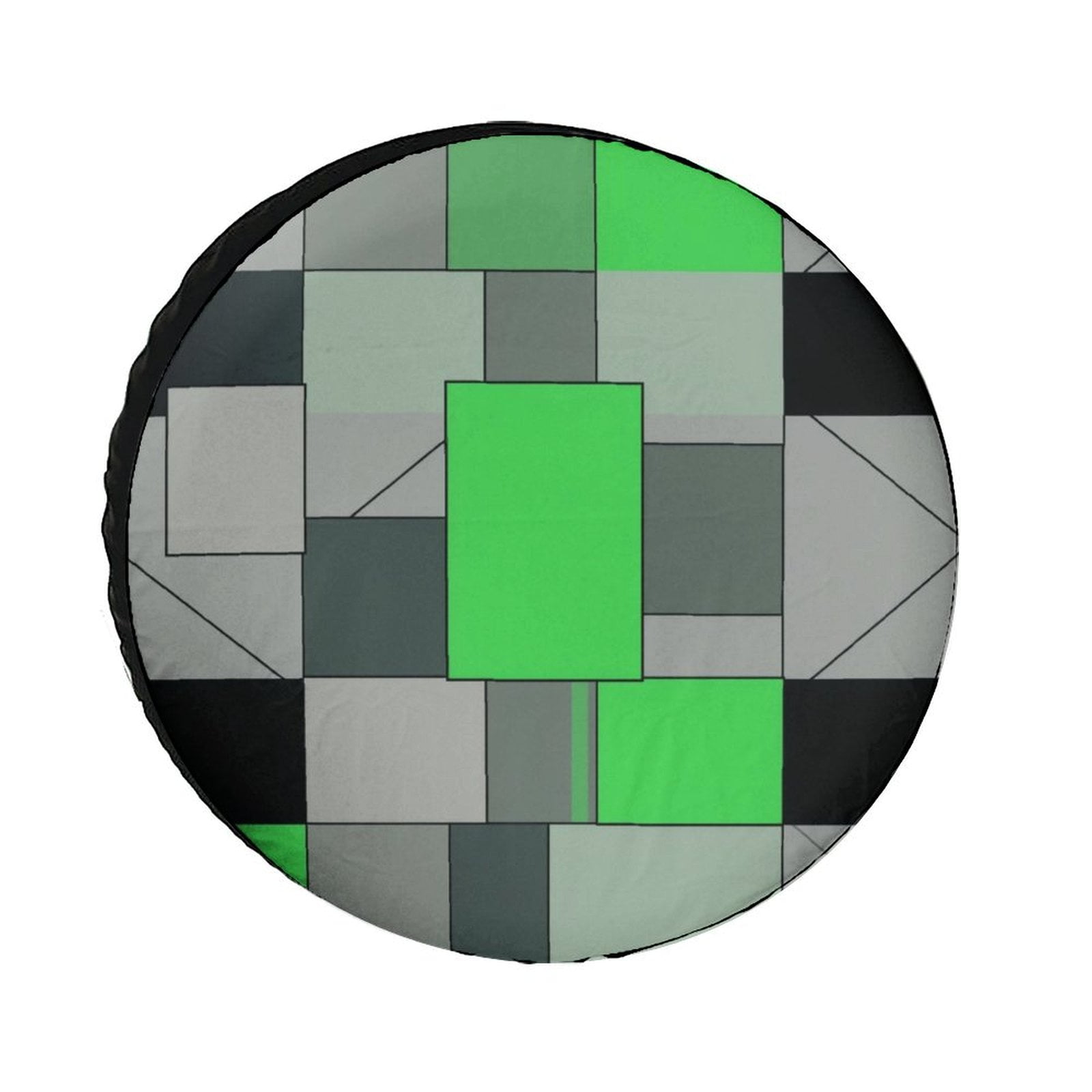 Abstract Geometrical Spare Tire Cover Weatherproof Wheel Camper ...
