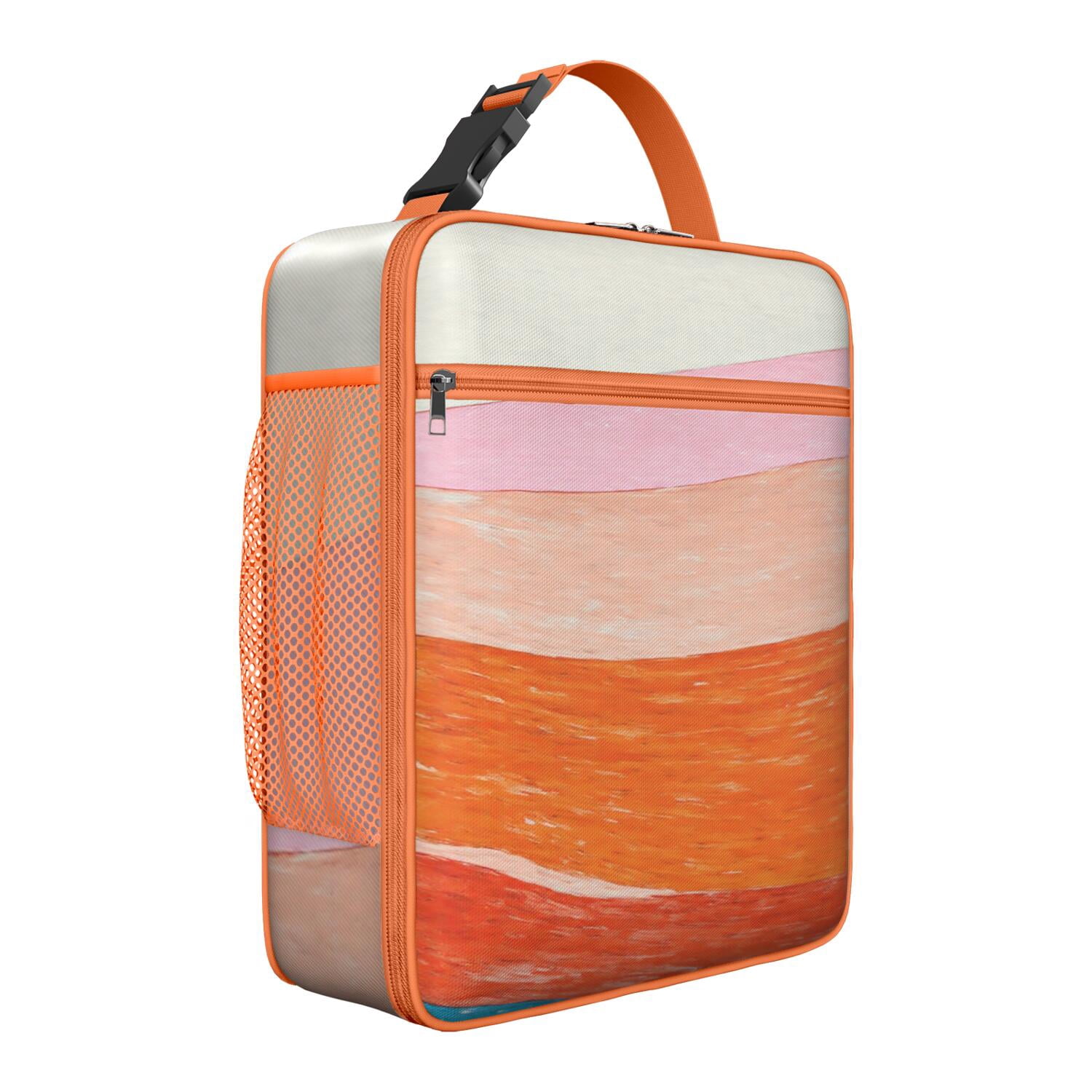 Abstract Geometry Colorful Lunch Box Insulated Lunch Bag Box Women Men ...