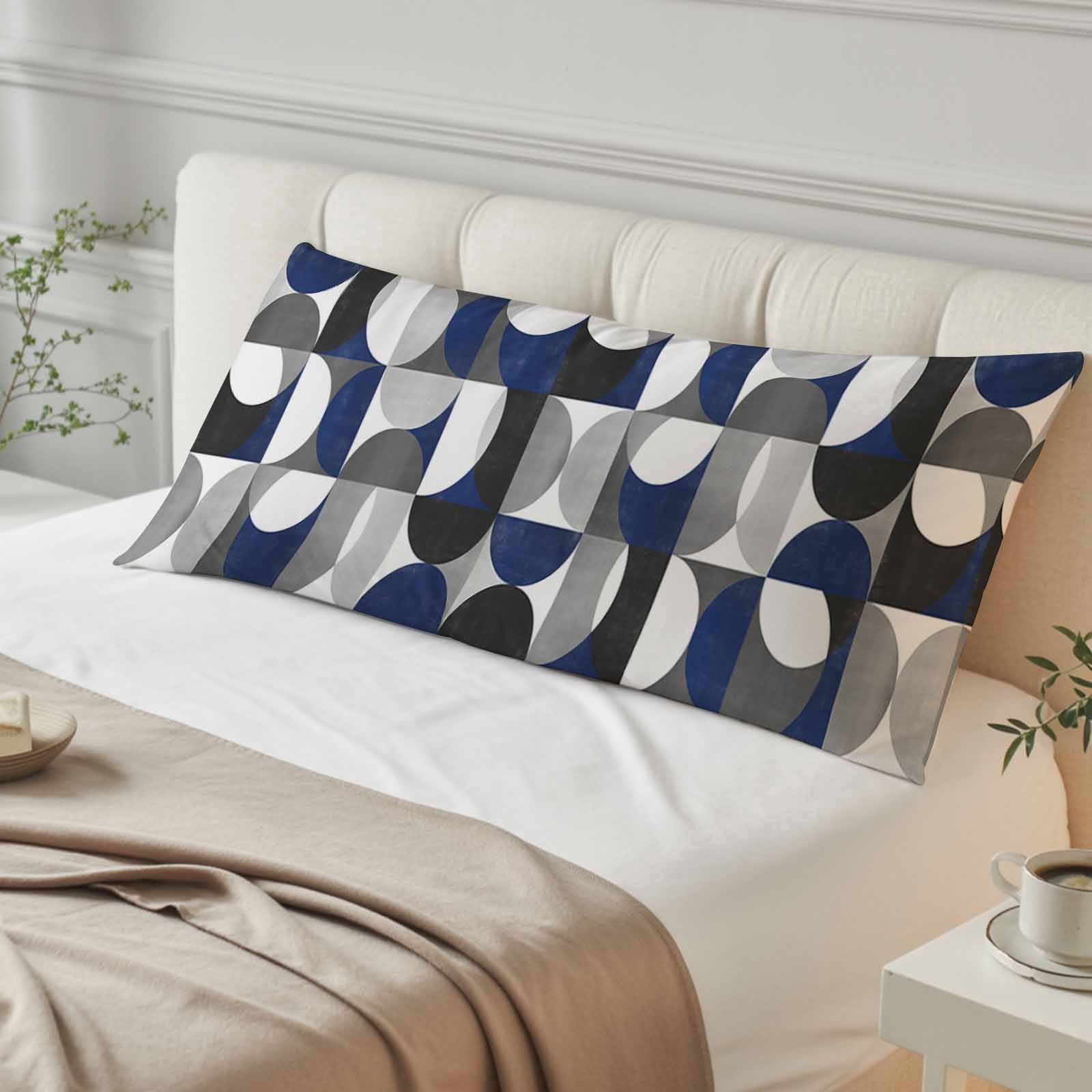 Abstract Geomrtry, Body Pillow Cover, Pillowcase Protectors with Zipper ...