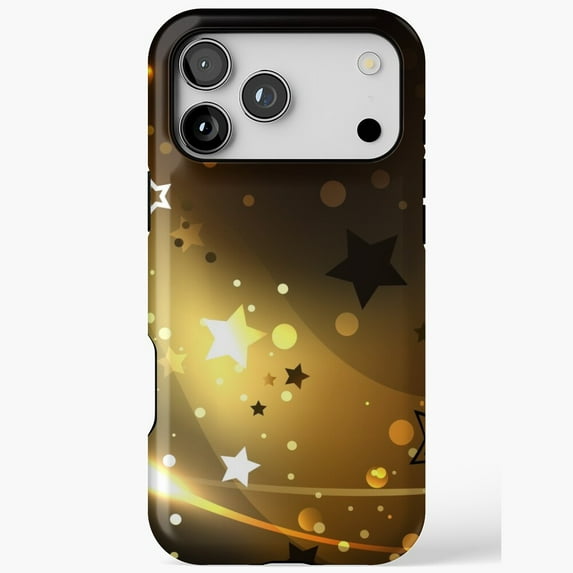 Abstract Golden Stars Pattern Design Phone Case for iPhone 11 through ...