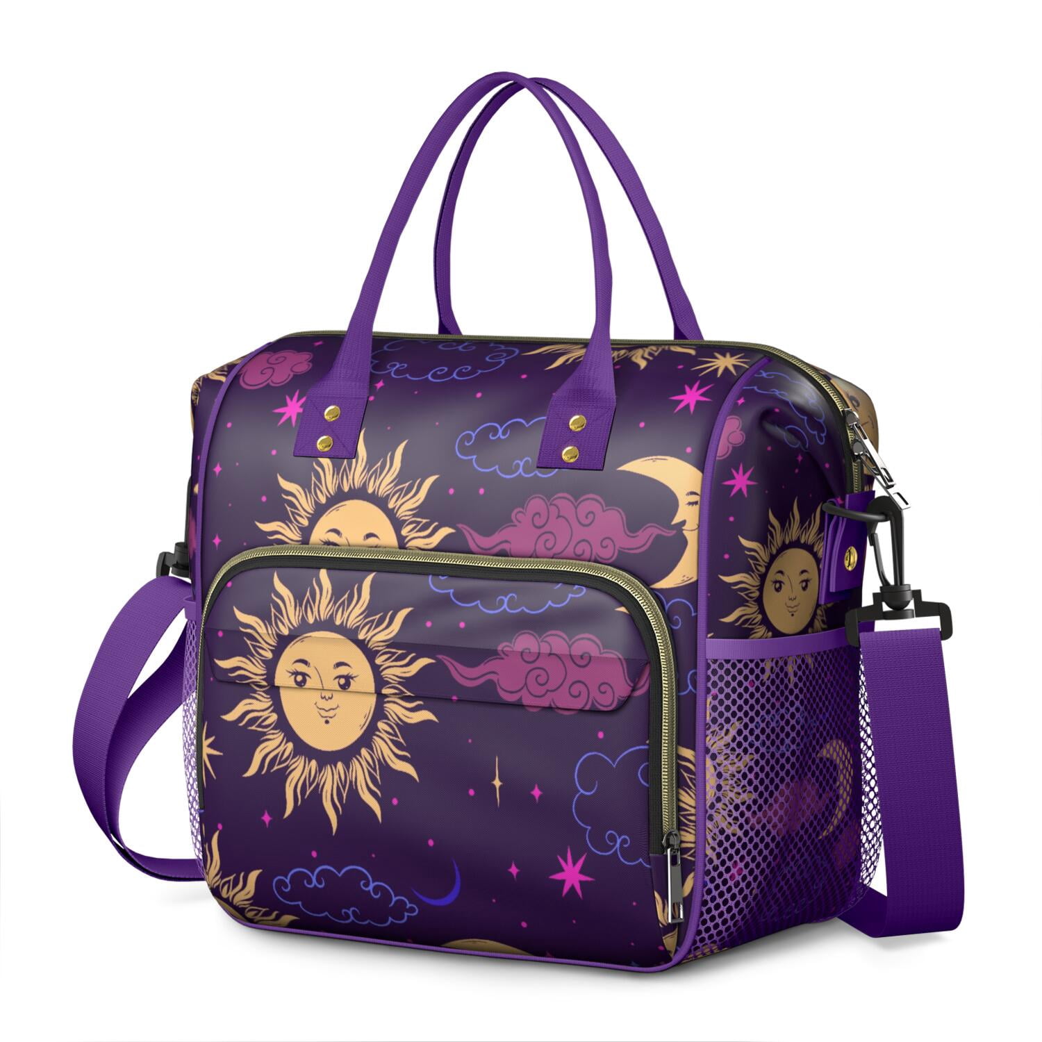 Abstract Gothic Snakes and Wings Insulated Lunch Bag, Large Leakproof ...