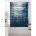 Abstract Gradient Blue White Sheer Curtains 63 Inch Long 1 Panel Nature ...