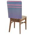 Abstract Gradient Chair Back Covers Set of 8 Stripe Texture Removable ...