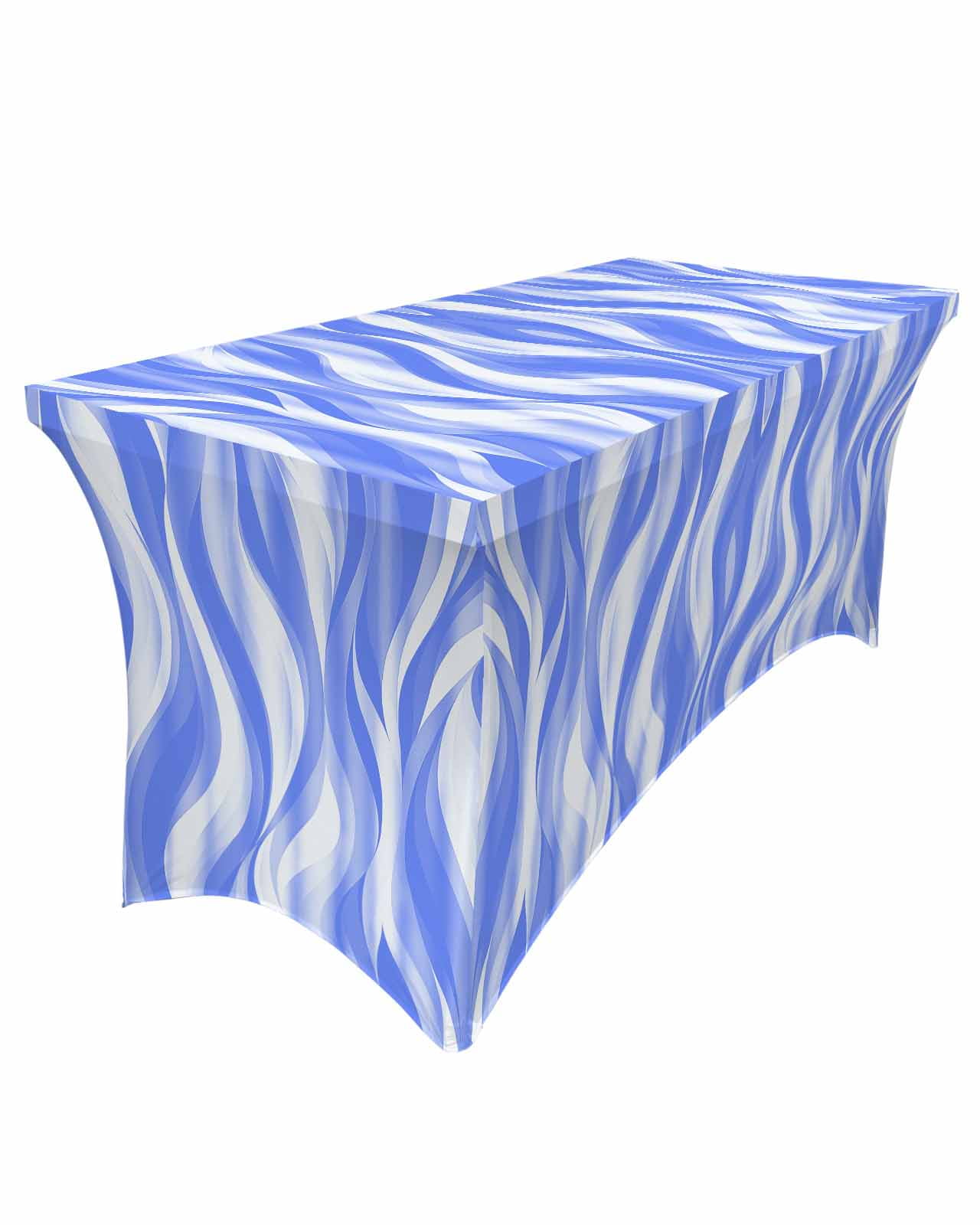 Abstract Gradient Line Light Blue Table Skirt Wedding ration Home ...