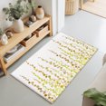 Abstract Gradient Polka Dot Rectangle Rug 2'x3' Watercolor Yellow ...
