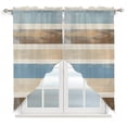 Abstract Gradient Stripe Swag Valances for Windows 36 inches Long ...