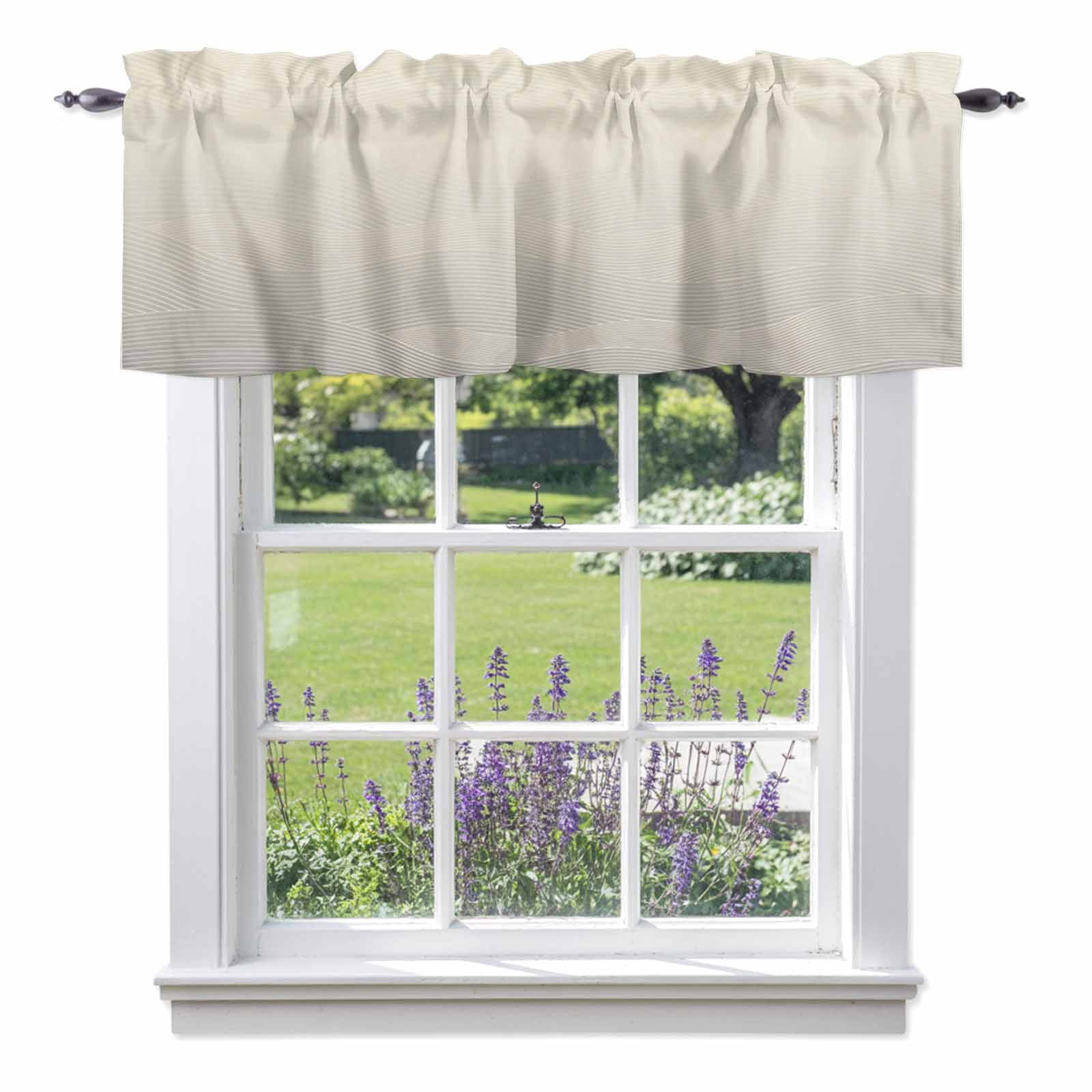 Abstract Gradient Valances for Windows, Line Art Valance Window ...