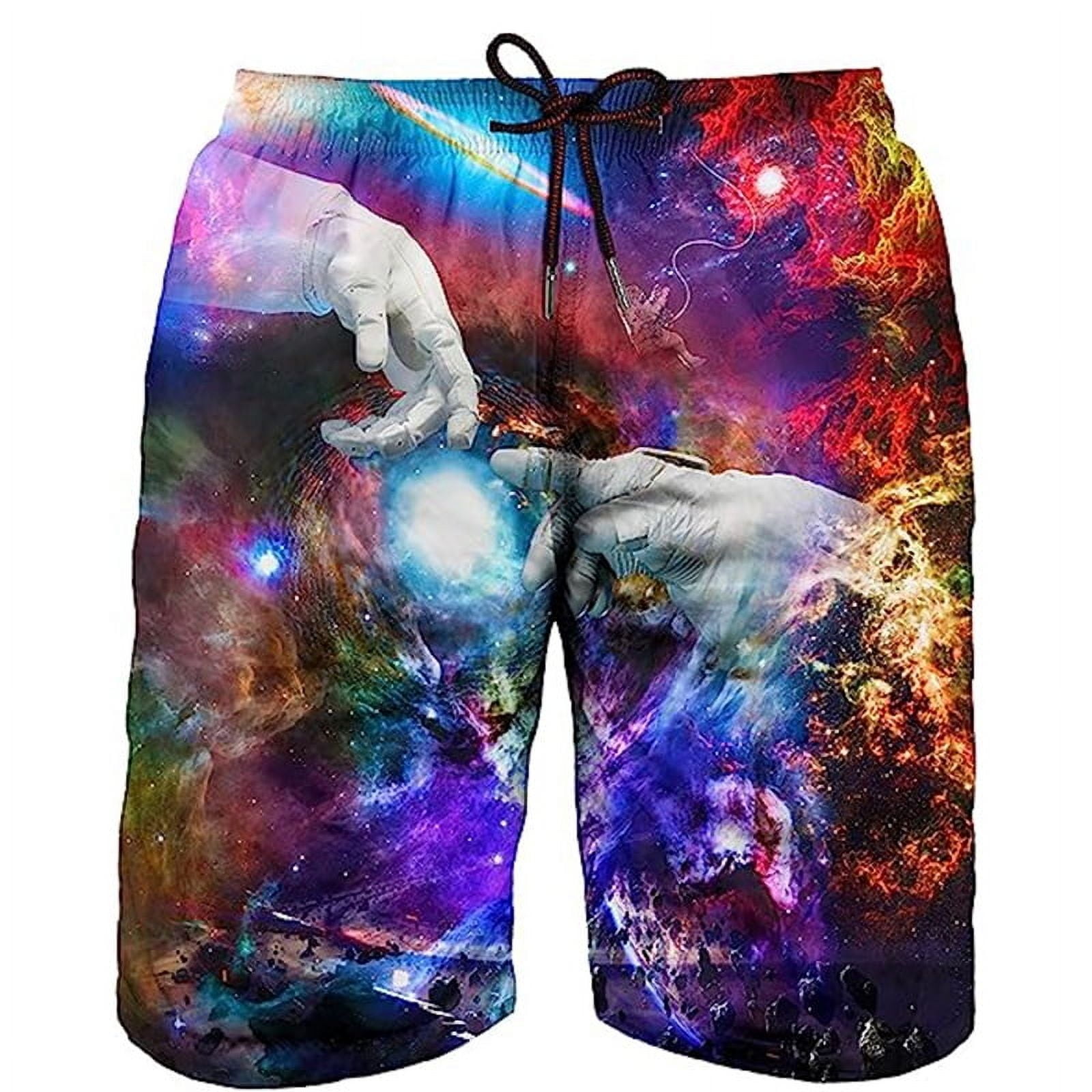 Abstract Graffit Flame Graphic Shorts Pants Pop 3D Printed Hip Hop y2k ...