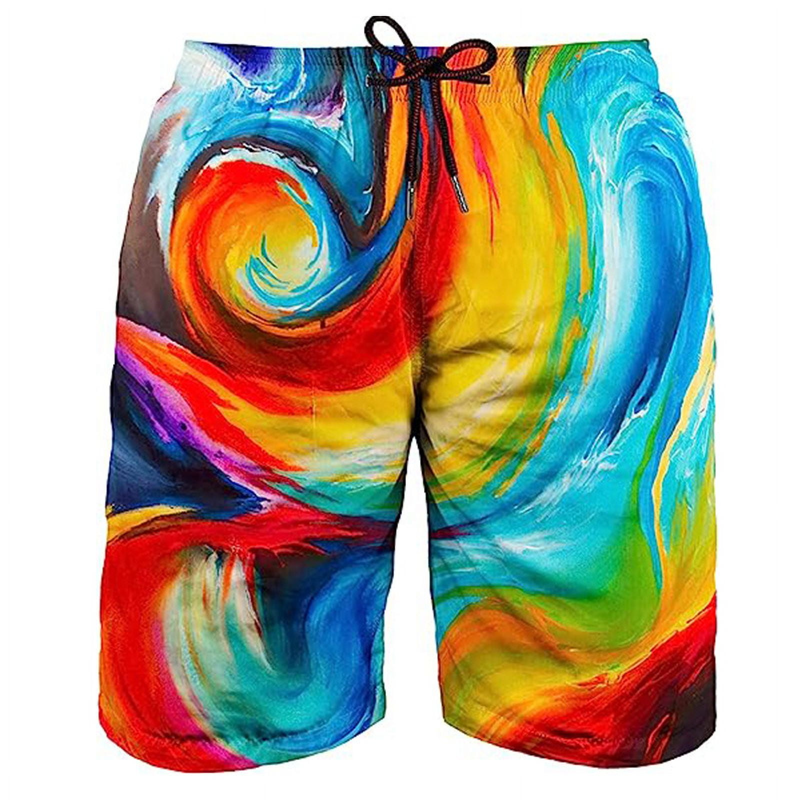 Abstract Graffit Flame Graphic Shorts Pants Pop 3D Printed Hip Hop y2k ...