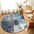 Abstract Graffiti Artwork Round Area Rug 3ft,Living Room Rug Non-Slip ...