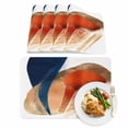 Abstract Graffiti Leather Placemats Set of 4, 12x18 Inch, Vintage ...