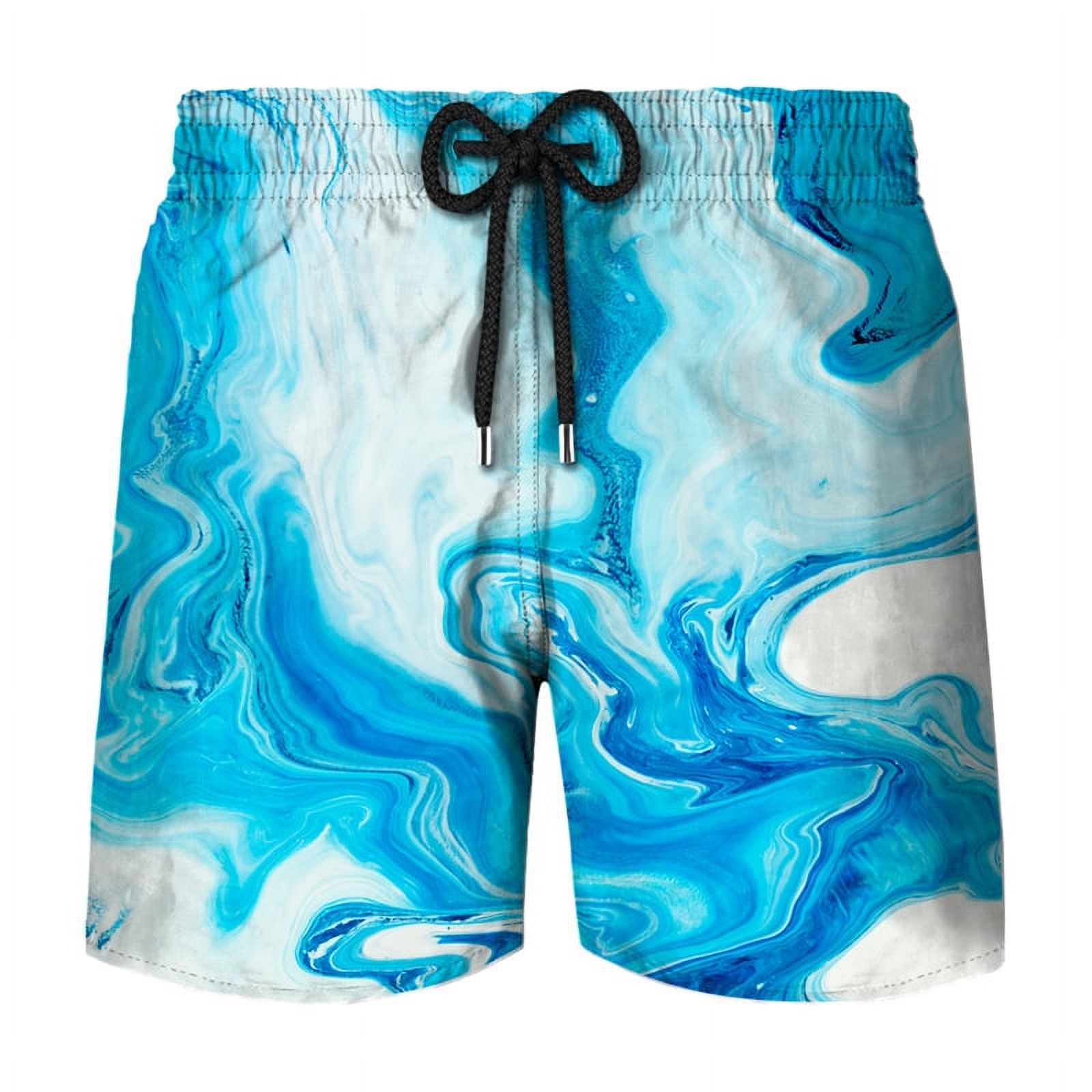 Abstract Graffiti Men’s Summer Beach Short Pants Hawaii Beach Swimming ...