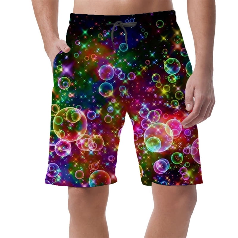 Abstract Graffiti Stripe Graphic Shorts Pants 3D Printed Hip Hop y2k ...