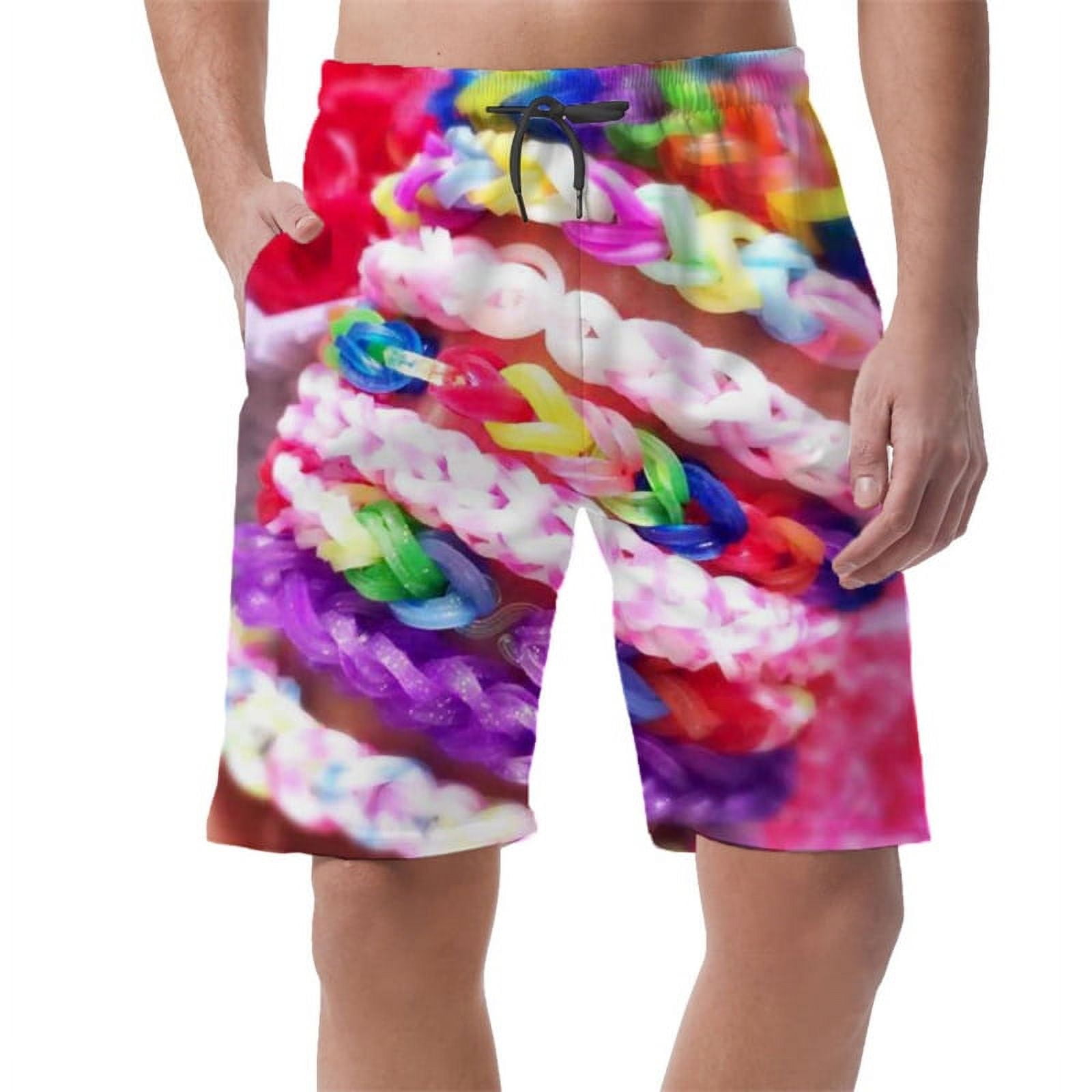 Abstract Graffiti Stripe Graphic Shorts Pants 3D Printed Hip Hop y2k ...