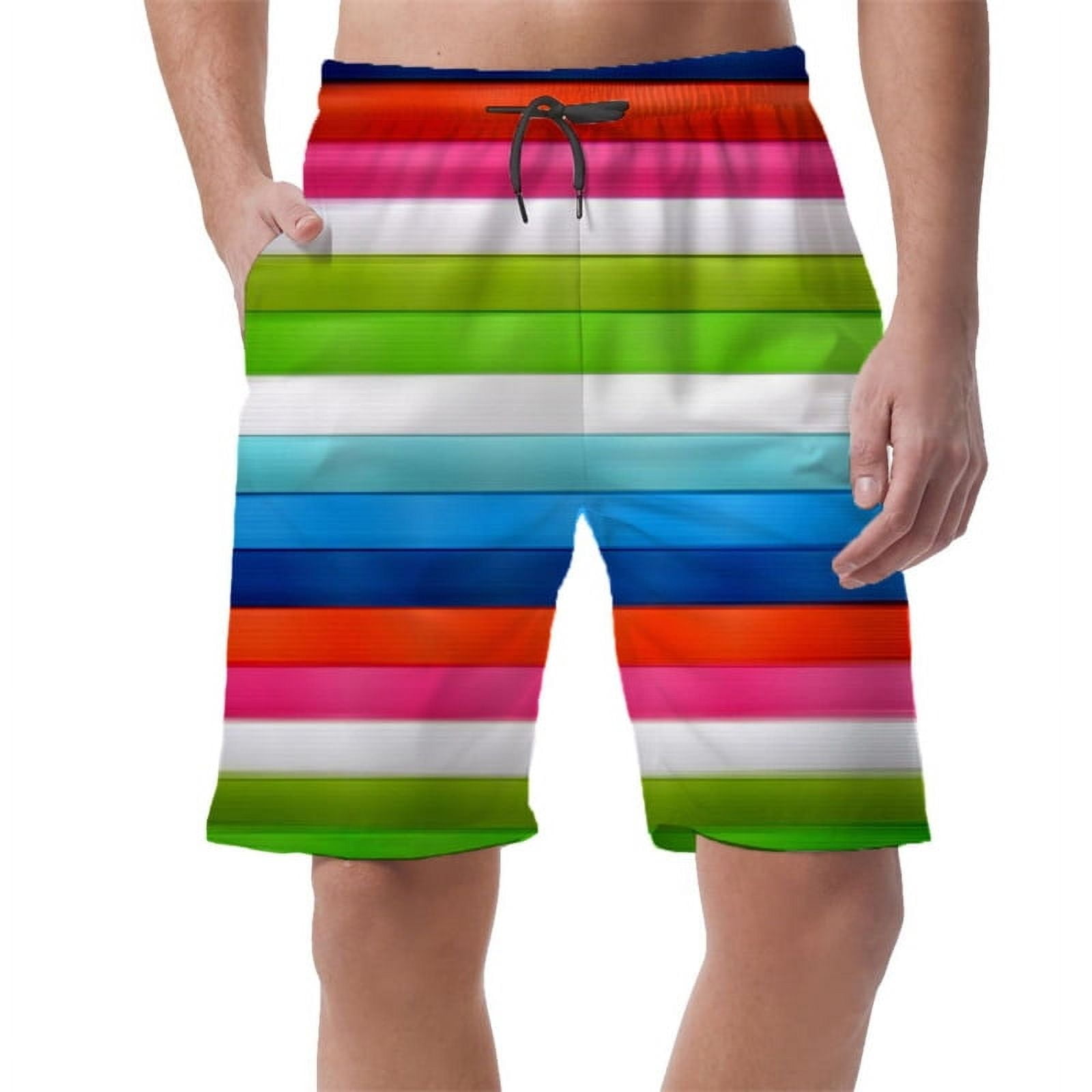 Abstract Graffiti Stripe Graphic Shorts Pants 3D Printed Hip Hop y2k ...