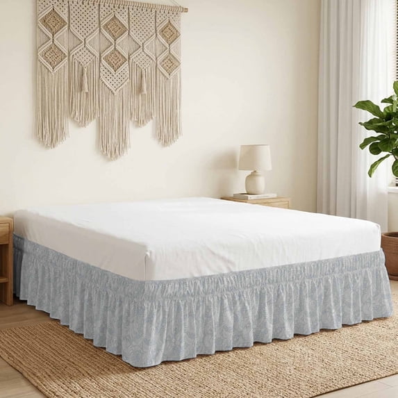 Abstract Gray Flower Bed Skirt 16 Inch Drop, Modern Minimalist Art ...