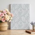 Abstract Gray Flower Canvas Wall Art for Living Room, Modern Minimalist ...