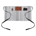 Abstract Gray Kitchen Restaurant Half Waist Apron, Rustic Farmhouse ...