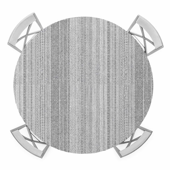 Abstract Gray Round Table Cover, Rustic Farmhouse Minimalist Grey ...