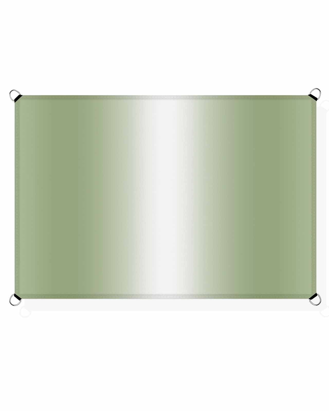 Abstract Green Gradient Sun Shade Sail 12'X16' Sage Green and White ...