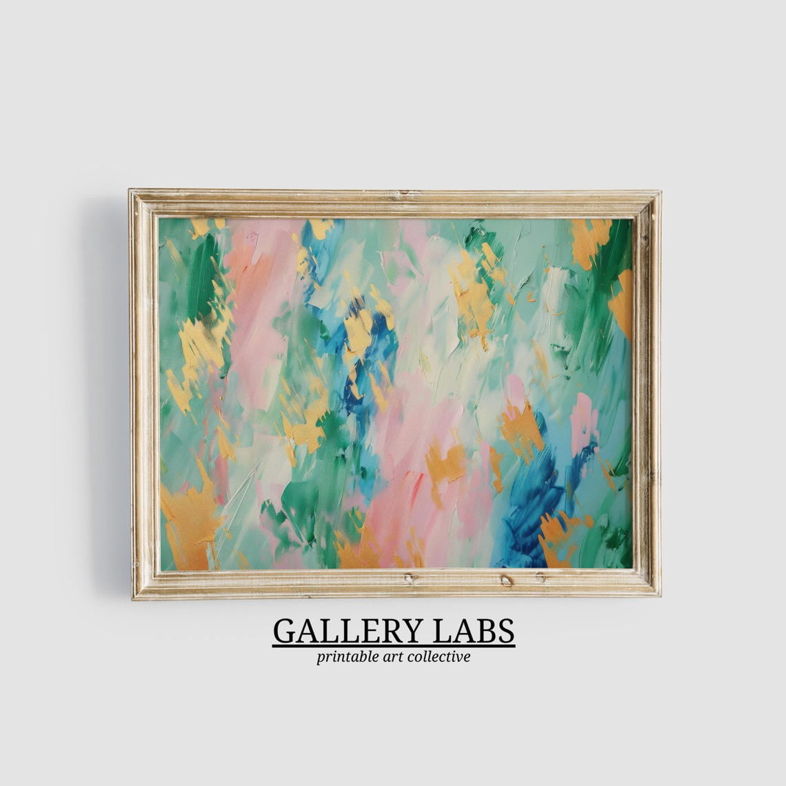 Abstract Green Print • Dorm Room Decor • Trendy Wall Art • Apartment ...