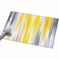 Abstract Grey Front Door Rugs 2x3ft Yellow Mottled Gradient Texture ...