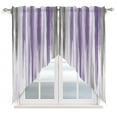 Abstract Grey Swag Curtain Valance for Window 2 Panels Purple Mottled ...