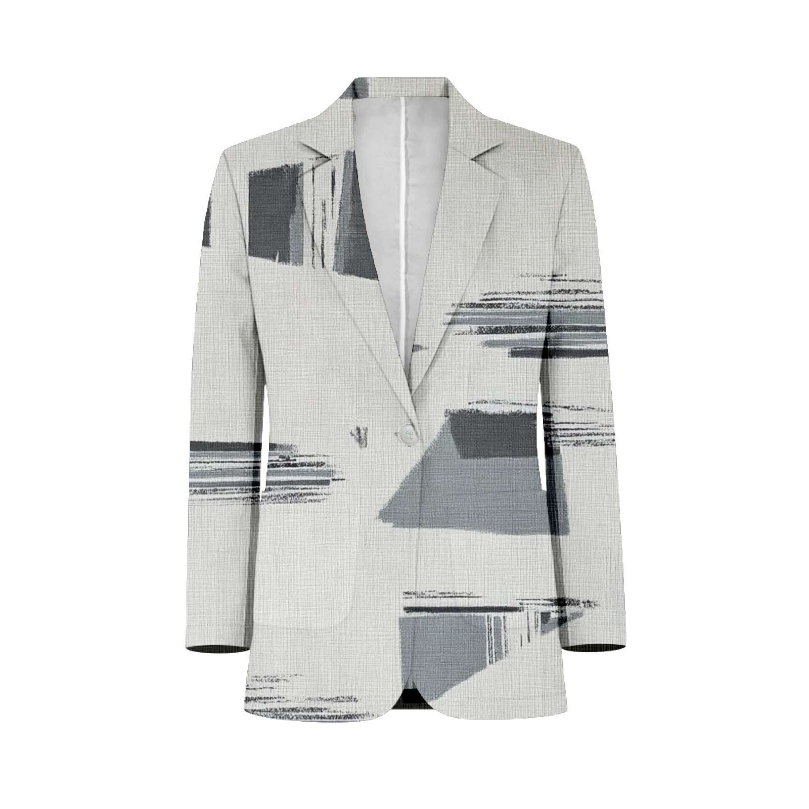 Abstract Grey Textile Design Customized Men's Suits full man Shawl ...