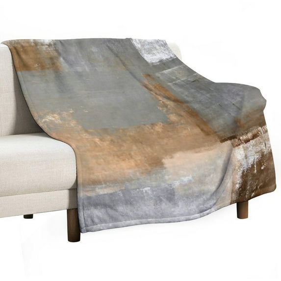 Abstract Grunge Art Soft Print Blanket Throw Blankets Warm Cozy ...
