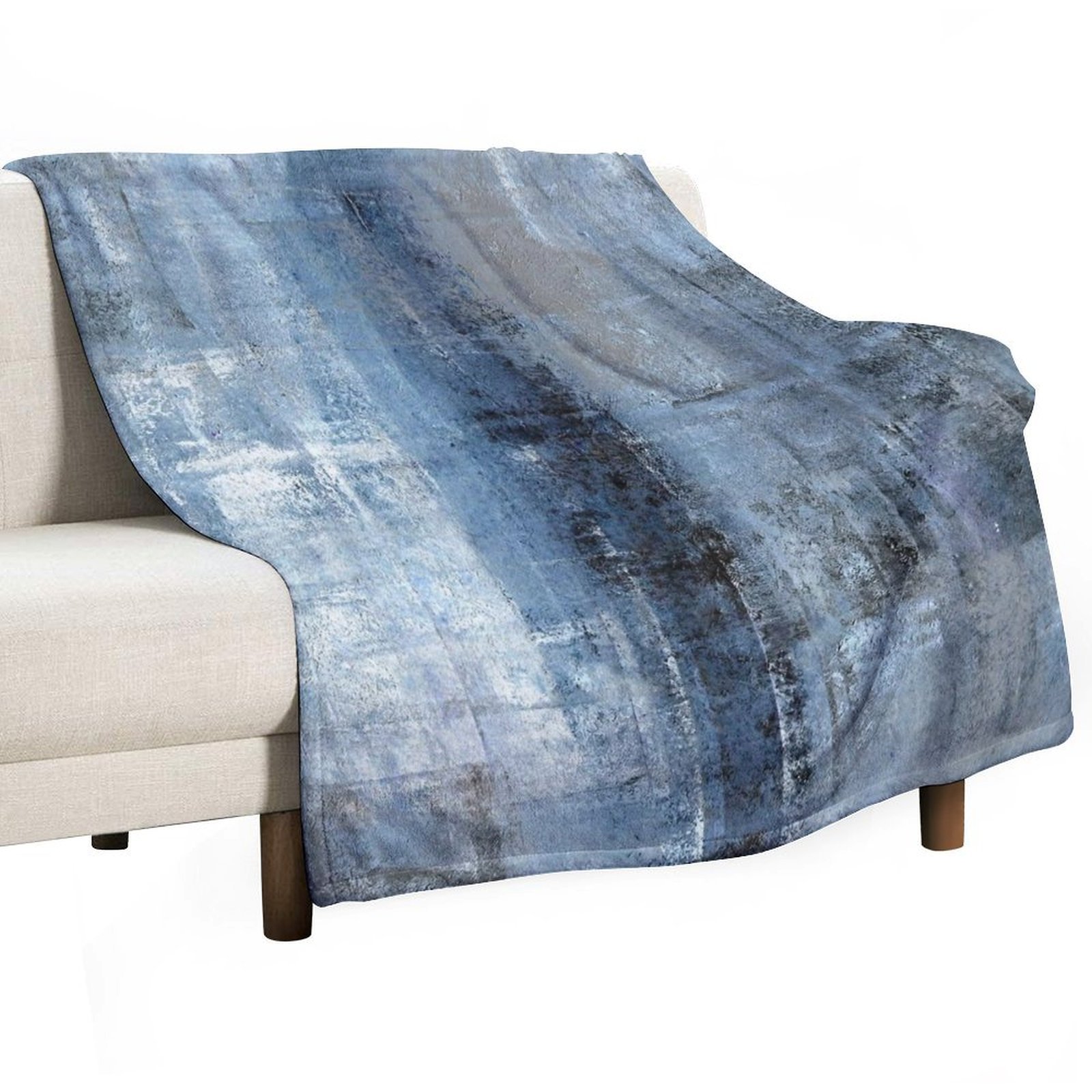 Abstract Grunge Art Soft Print Blanket Throw Blankets Warm Cozy ...