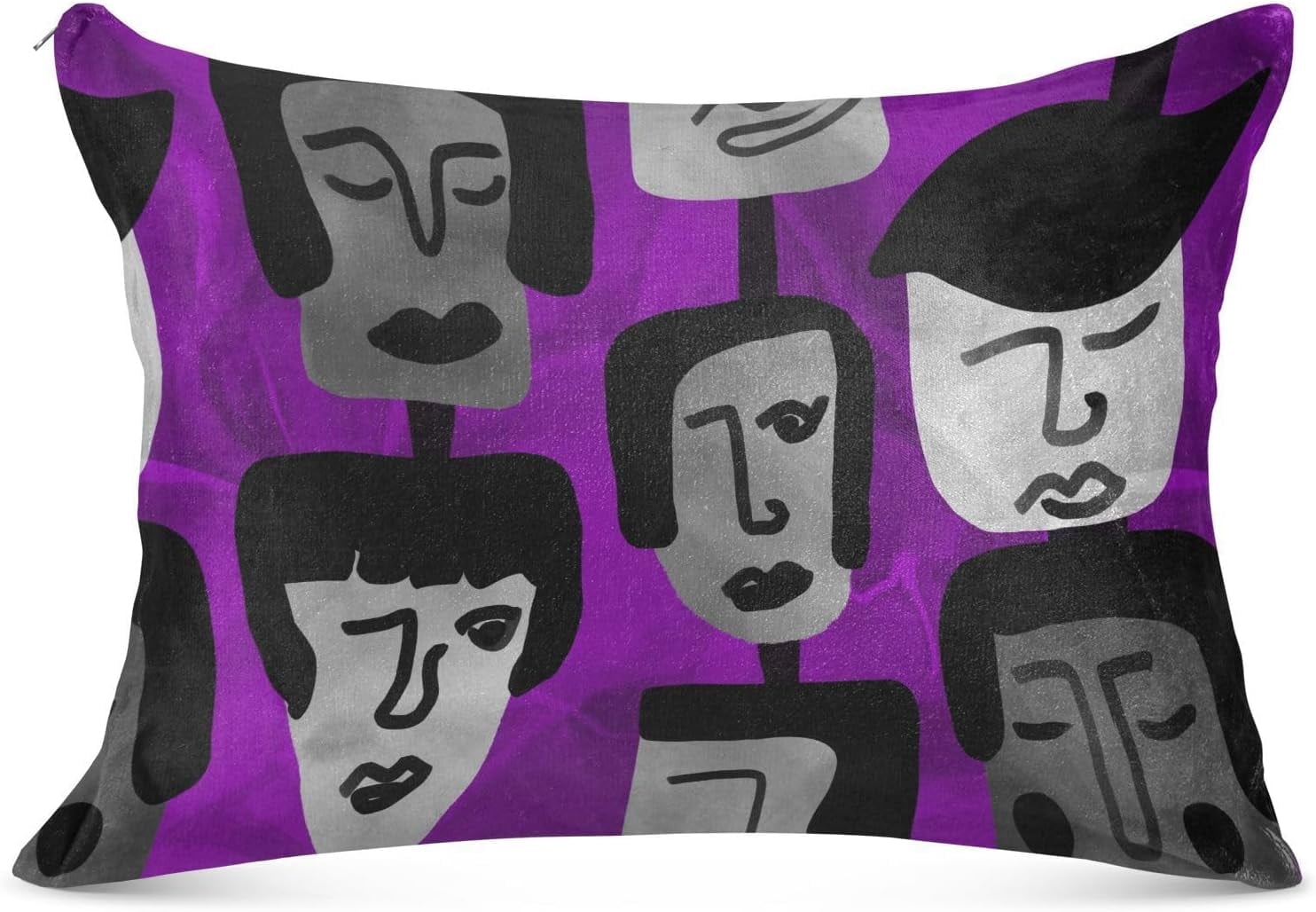 Abstract Hand Drawing Woman Plush Pillowcase, Luxury Soft King Pillow ...