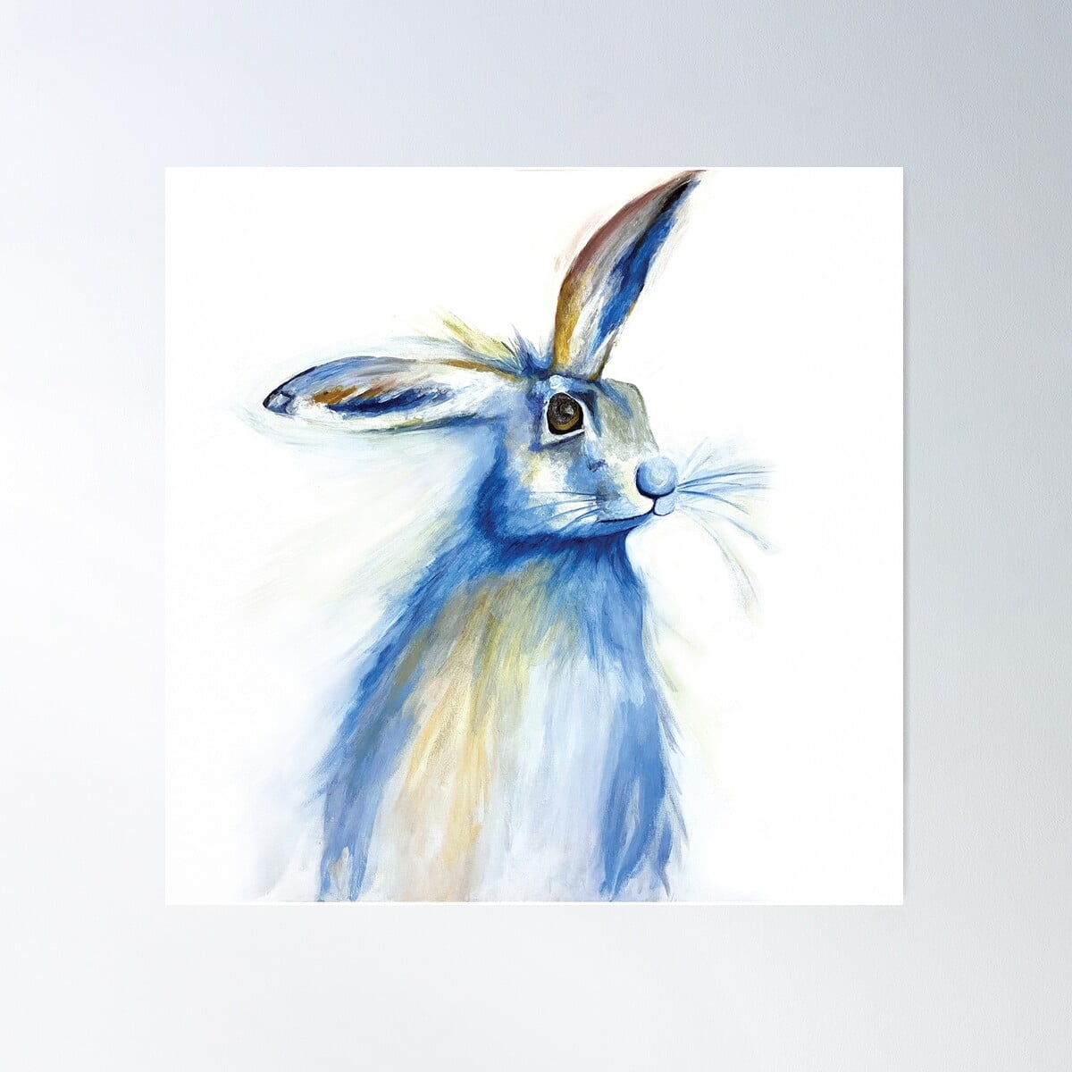 Abstract Hare - Traditional Oil Painting Reproduction Poster Wall Art ...
