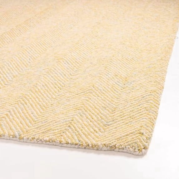 Abstract & Herringbone Collection Handmade Wool Area Rug - Durable for ...