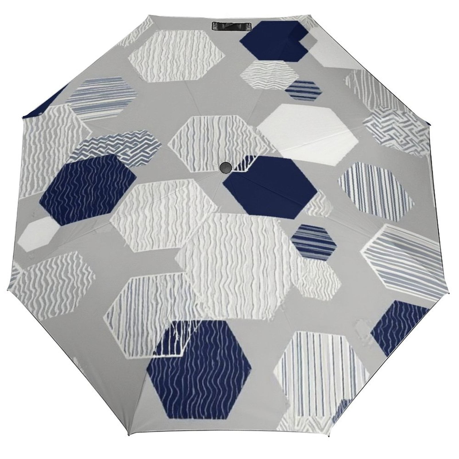 Abstract Hexagon Pattern Design Rain Umbrella Sun Protection Sun ...